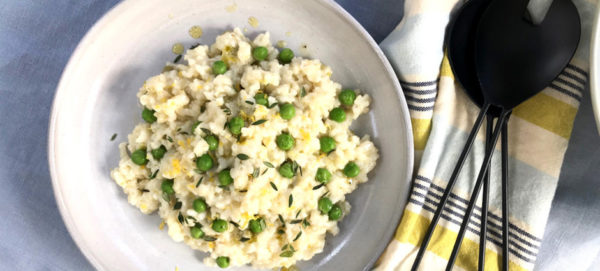 Spring Pea Risotto - Live Naturally Magazine