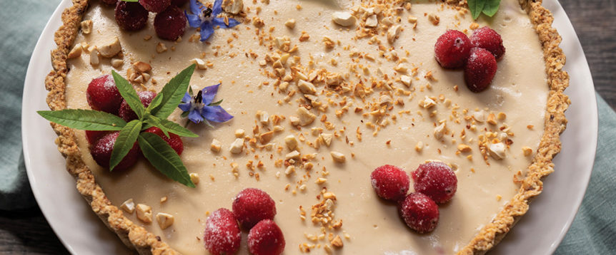 Cranberry Cashew Tart - Live Naturally Magazine